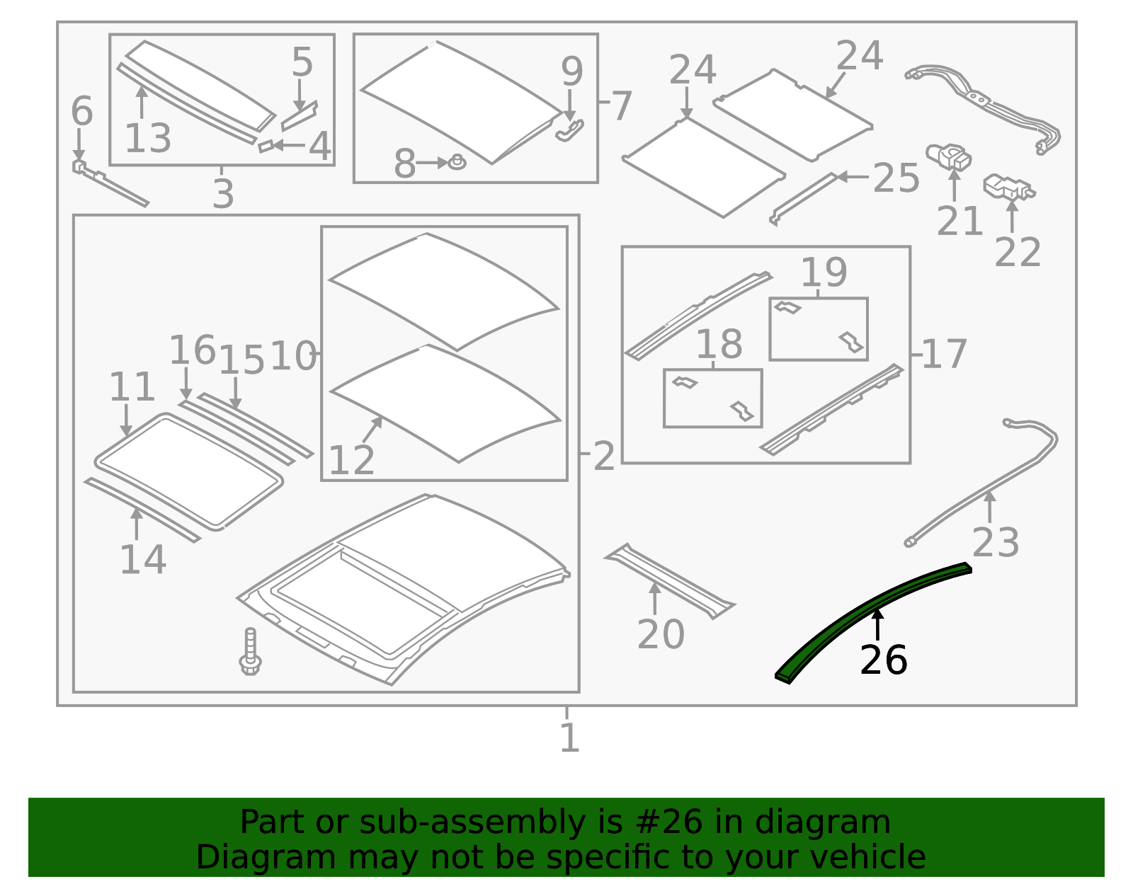 81674-3S000 - High-Quality Sunroof Molding for 2011-2015 Hyundai Sonata ...