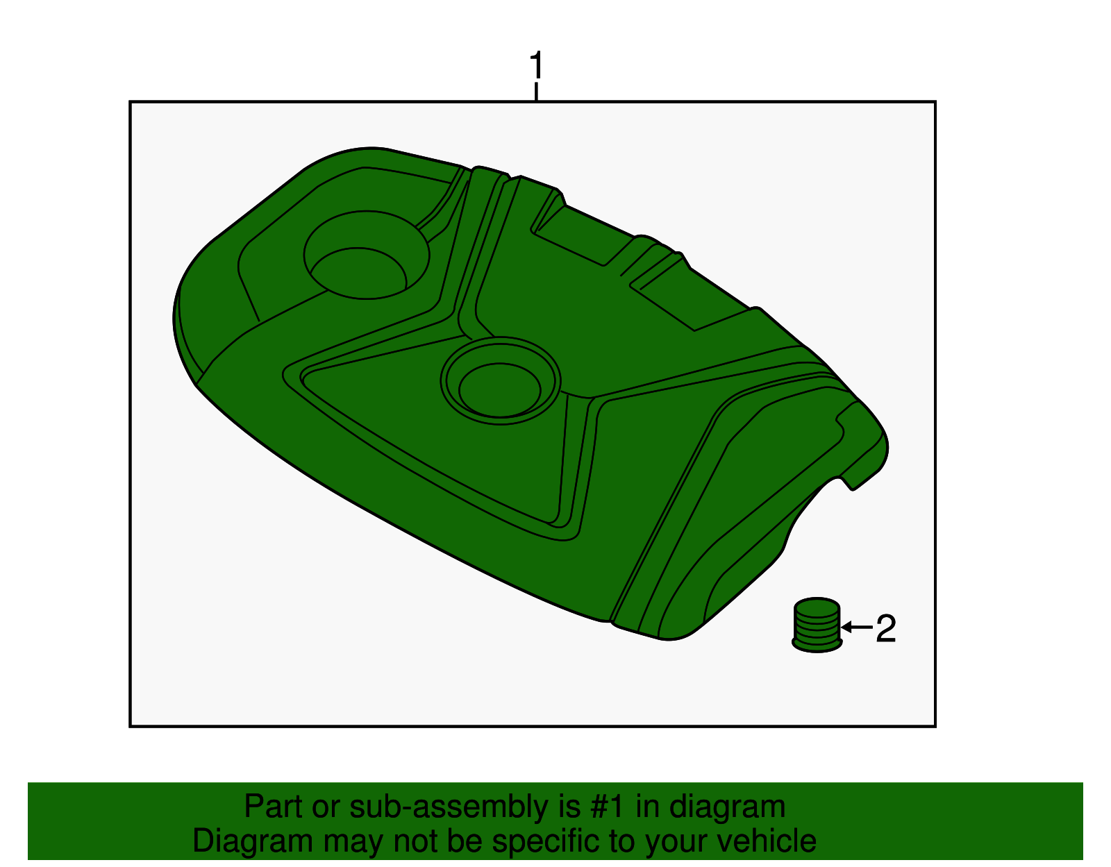 2017-2018 Kia Forte | Engine Cover | 29240-2E060 | Kia Auto Parts