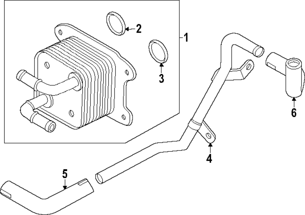 2025 Nissan Armada Cooler Line 21306-7JA0C | Parts for Nissans