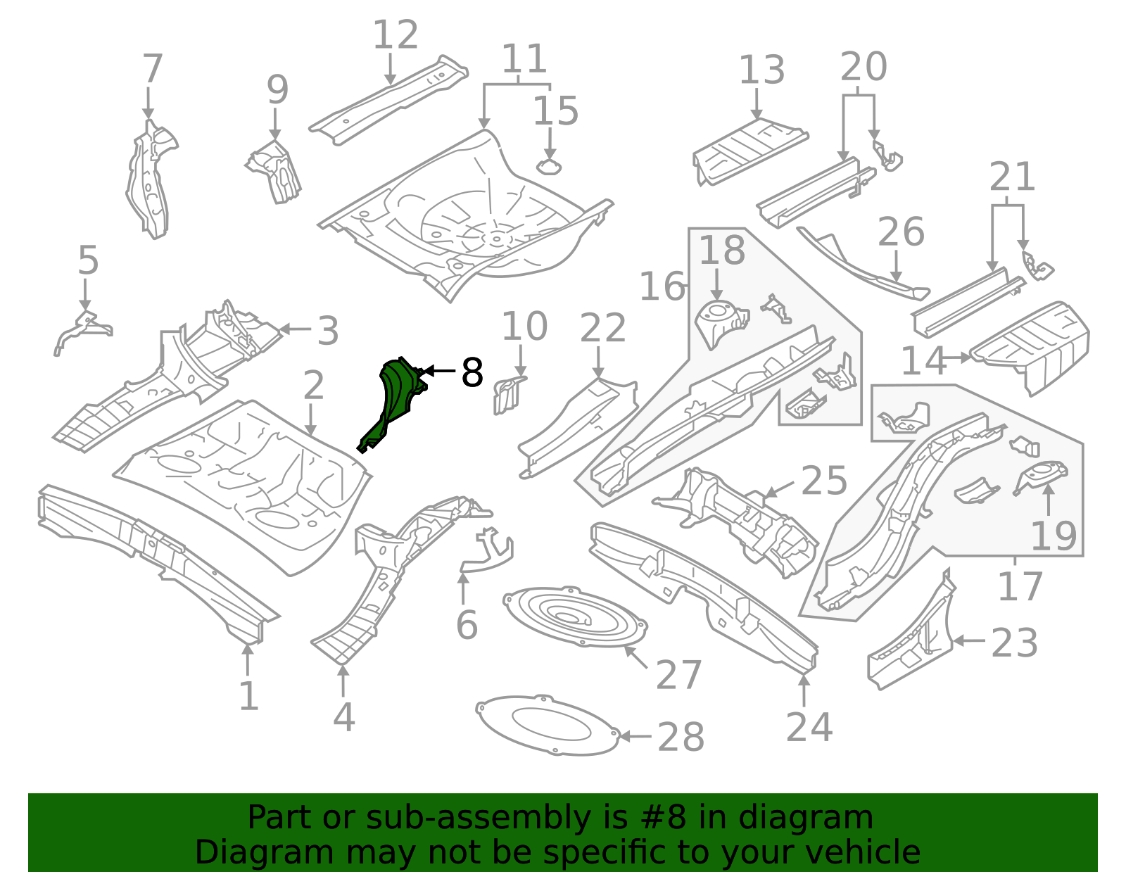 51130AN07A9P - 2020-2024 Subaru Legacy - Plate | Subaru Parts Deals