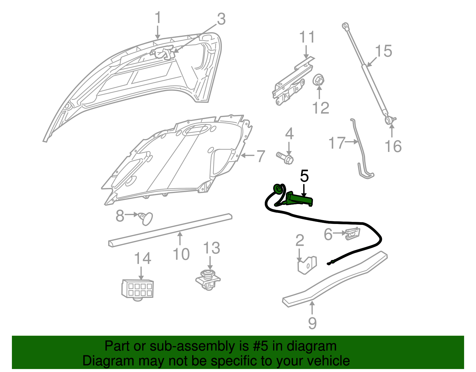 2005-2011 Ram Dakota Latch 55359715AC | Mopar Parts Canada