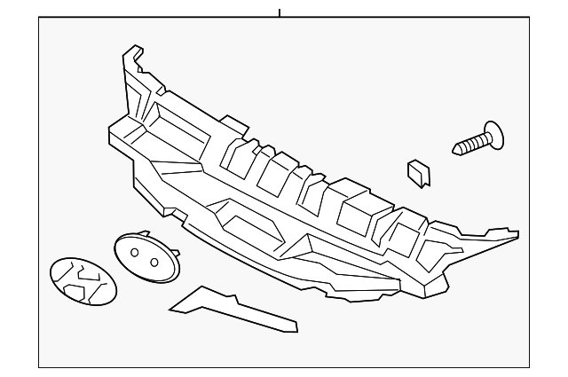 86351-1R000 - Grille - 2012 Hyundai Accent | World OEM Parts Hyundai