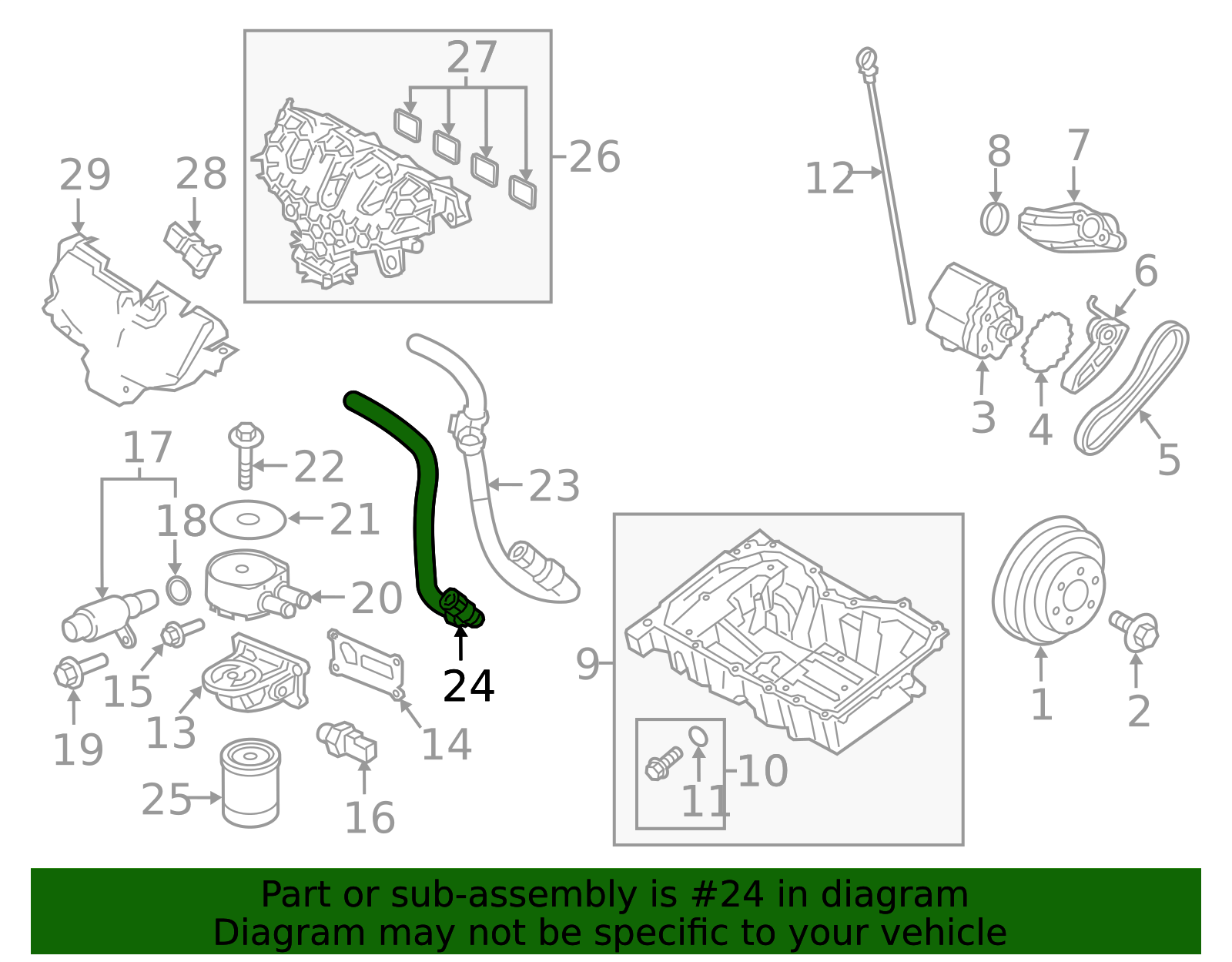 Coolant Hose - Reliable OEM Engine Cooling FB5Z-6A715-A | AutoNation Parts