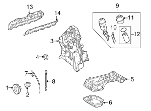 156-016-20-05 - Cylinder Head Cover Mercedes-Benz USA Parts