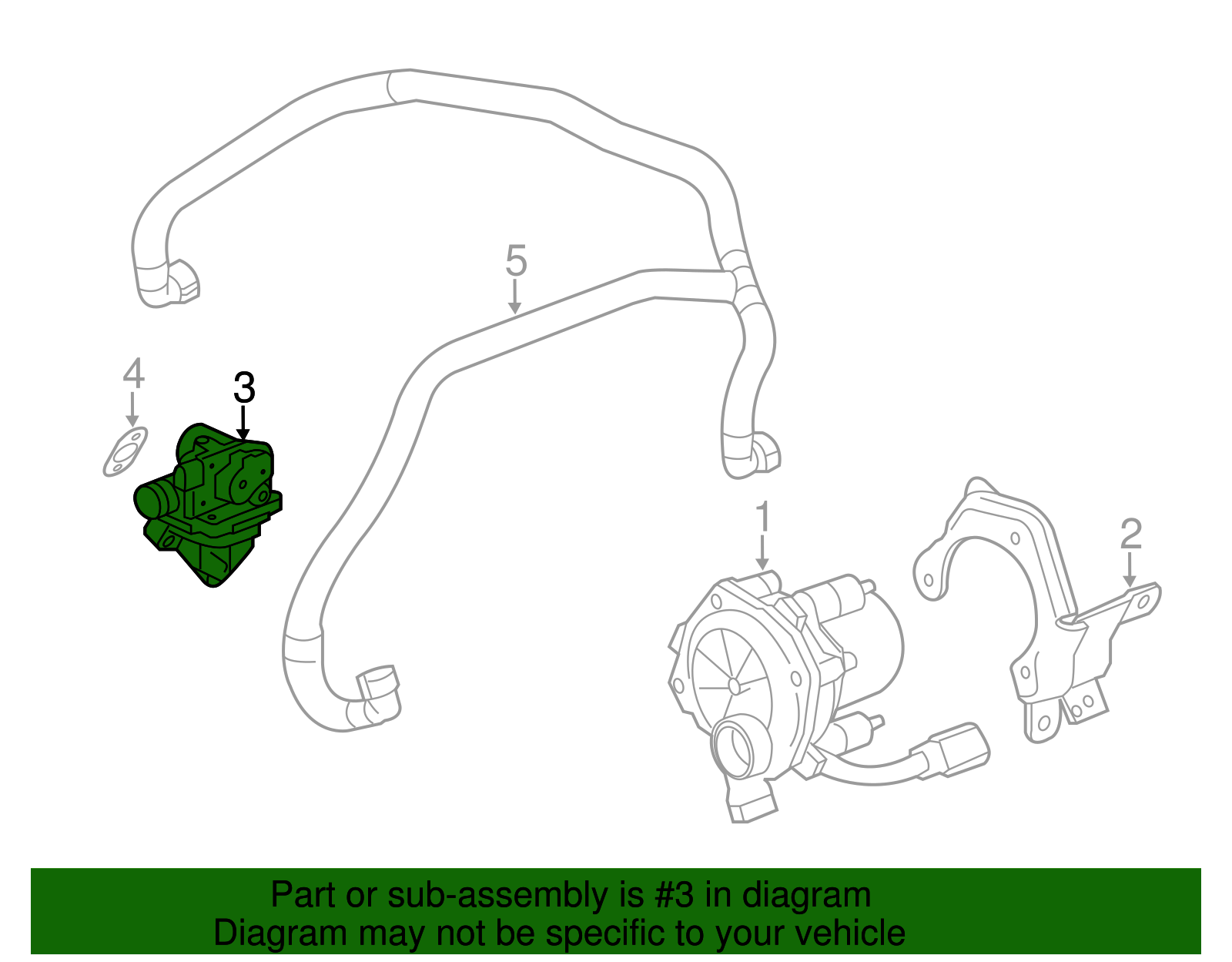 2013-2016 Cadillac ATS Secondary Air Injection Check Valve Kit with ...