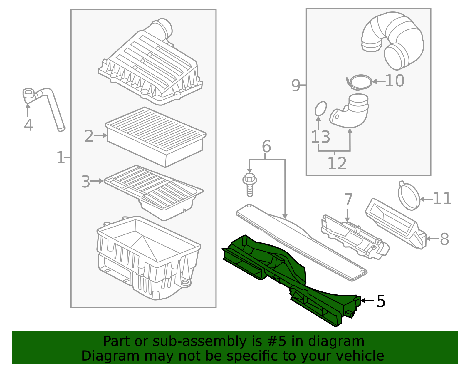 2015-2020 Volkswagen Air Inlet 5QM-129-254 | OEM Parts Online