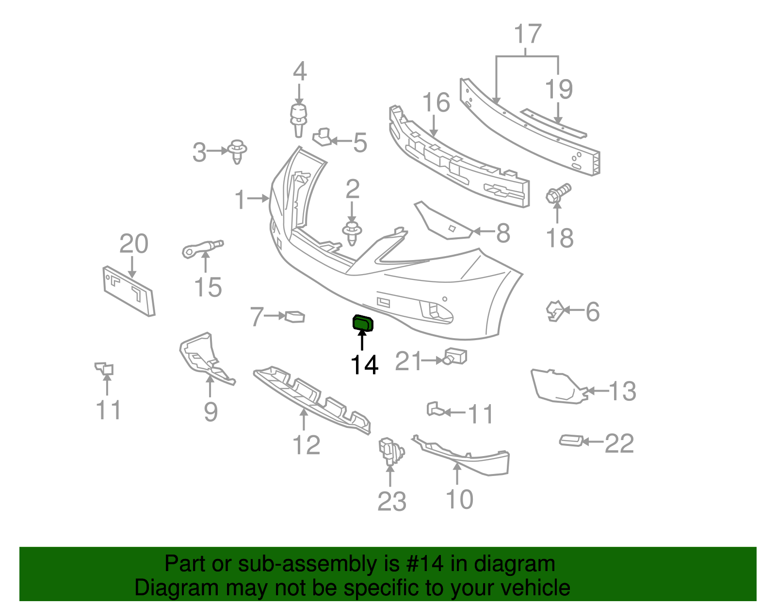 52127-0E913 - Hole Cover For 2010-2012 Lexus RX350 | Lexus OE Parts