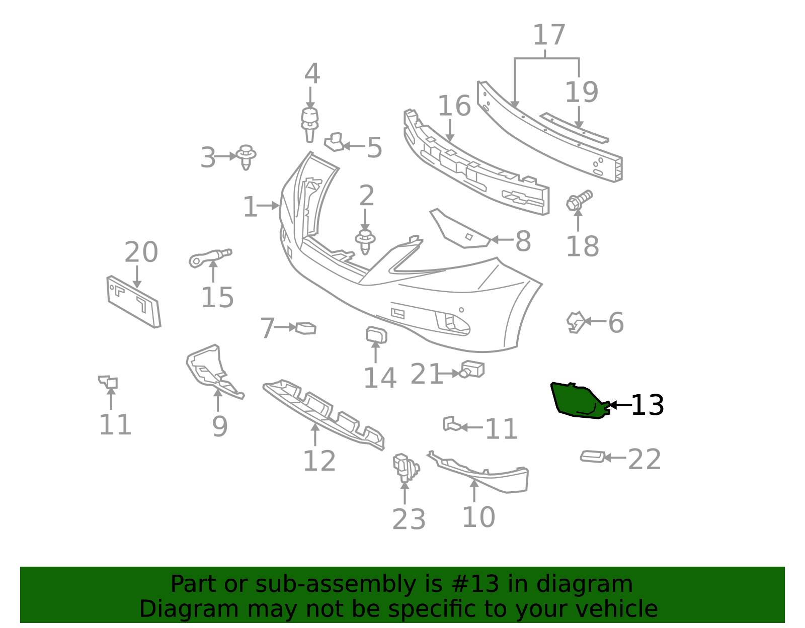 2010-2012 Lexus RX350 | Fog Light Trim | 81482-48080-D0 | OEM Vehicle Parts