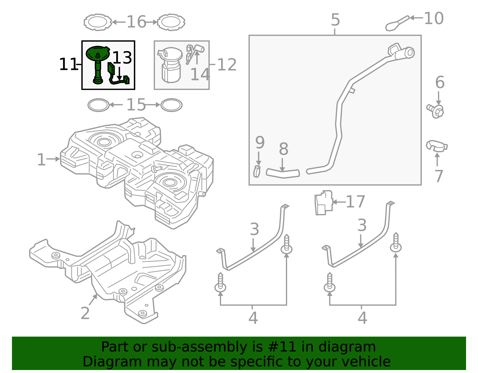 2015-2023 Ford Fuel Pump F2GZ-9275-B | QuirkParts