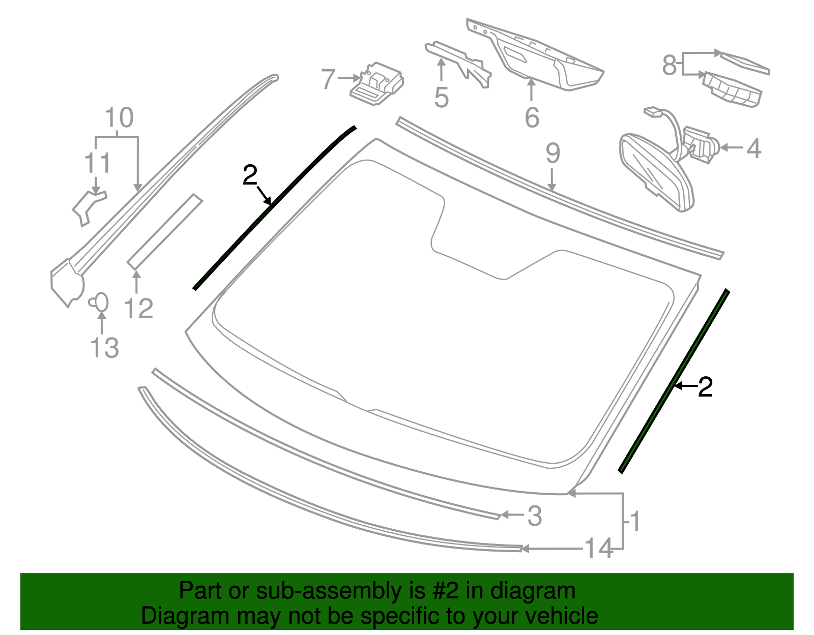 73126-SYY-000 - Side Seal 2011-2025 Honda | Honda Parts Online