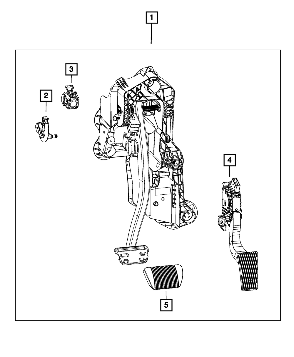 68339352AB - Brake Pedal Sensor 2019-2020 Ram 1500 | The Official Mopar ...
