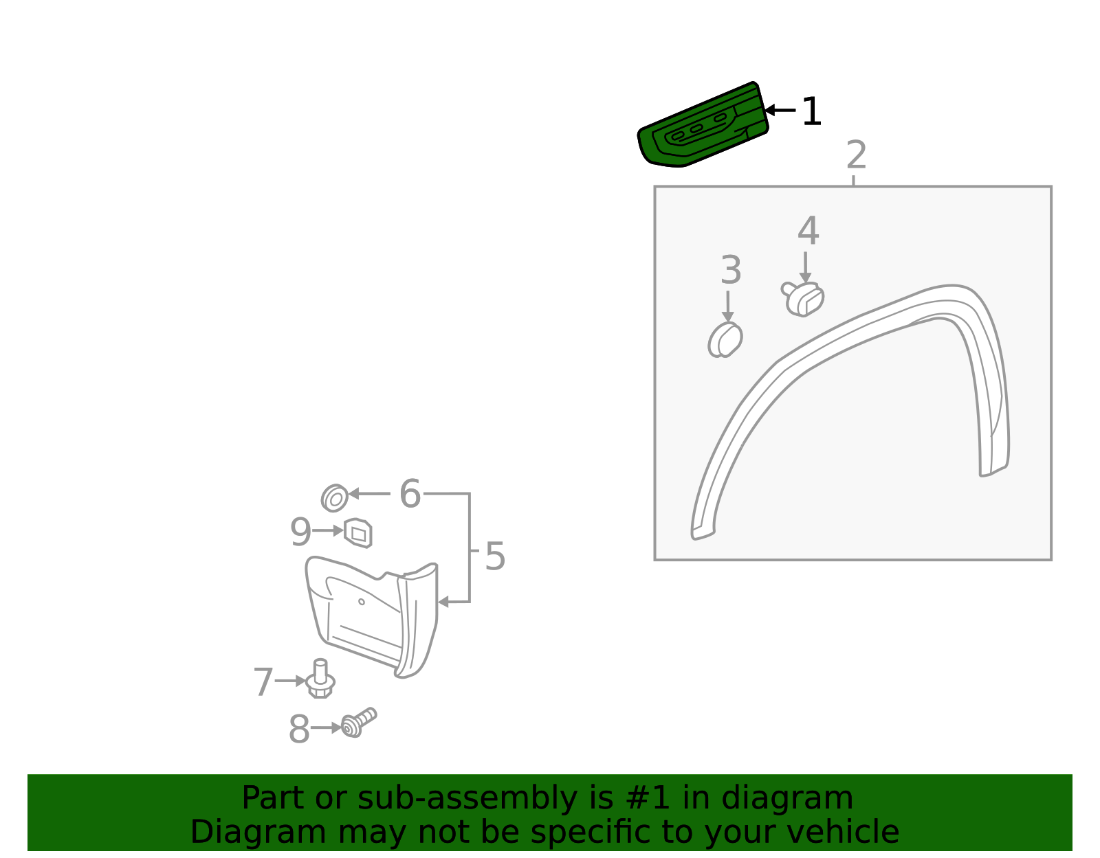 2019-2025 GMC Vent 84431327 GM | GMPartsDirect.com