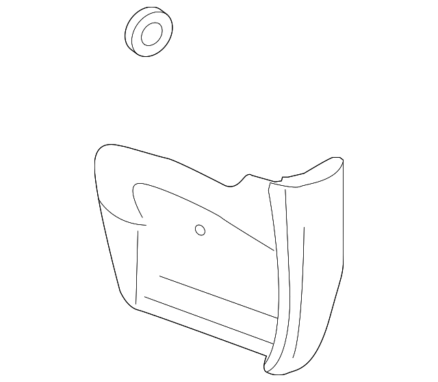 2019-2025 GMC Black Front Passenger Side Fender Paint Protector ...