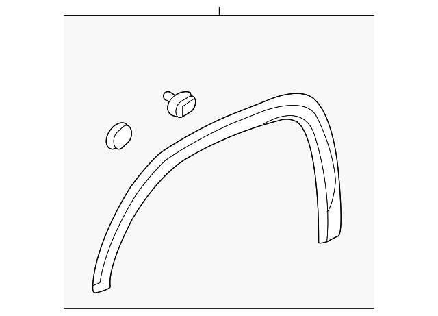 85542823 - 2023-2025 GMC Sierra 1500 - Wheel Opening Molding | Partners ...