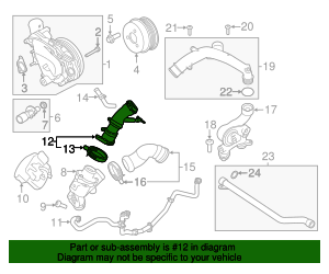 Genuine OEM Inlet Tube Part# LR049990 Fits 2013-2023 Land Rover: Up To ...