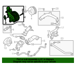 2010-2025 Land Rover Water Pump Assembly LR097165 | OEM Parts Online