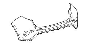 52159-F4907 - Cover Rear Bumper L C 2018-2022 Toyota C-HR | Longo ...