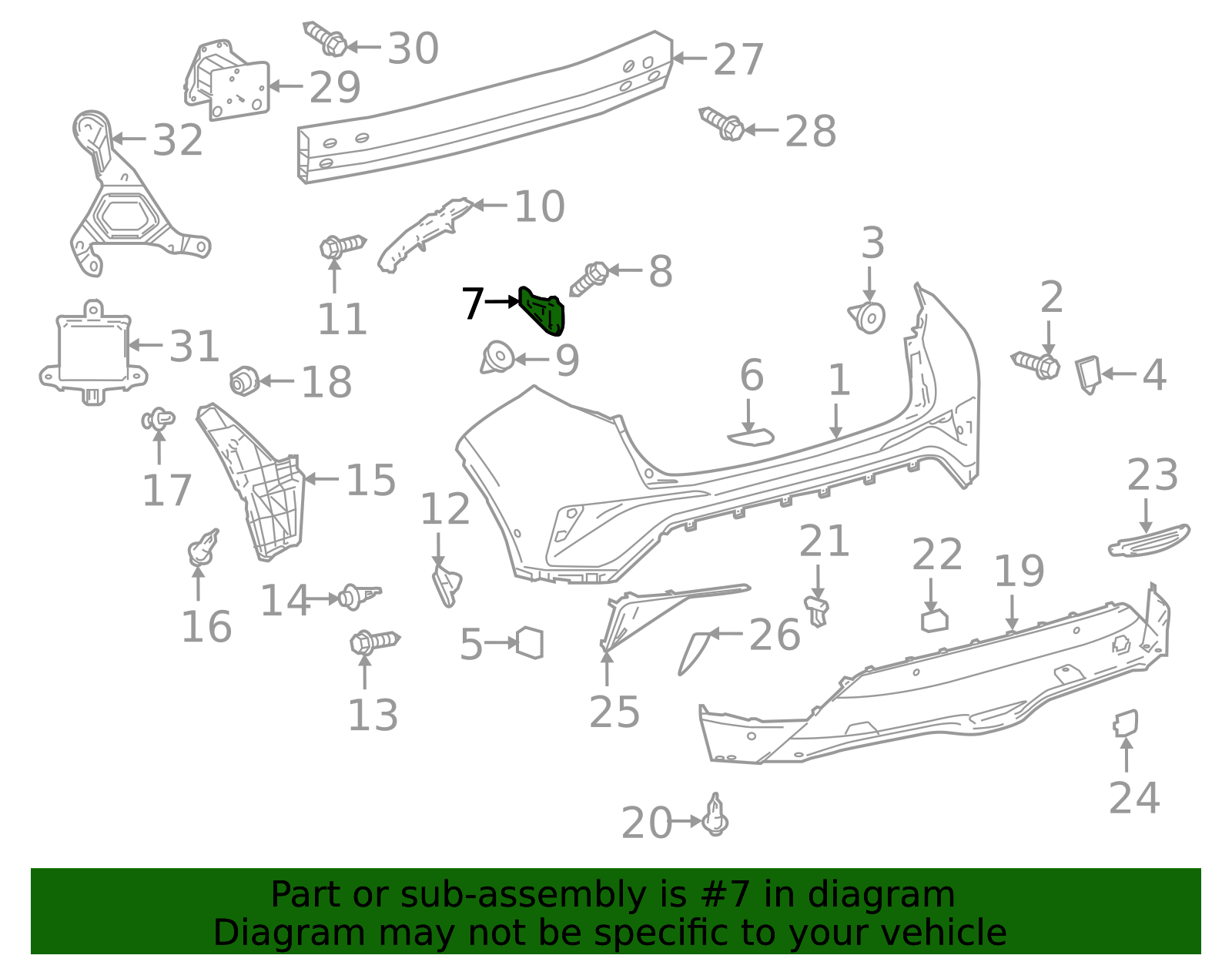 52562-F4010 - Upper Retainer 2018-2022 Toyota C-HR | Toyota San Diego Parts