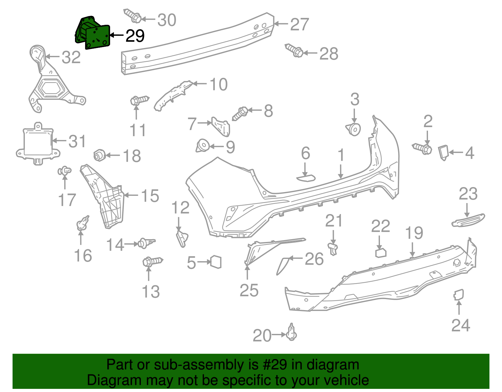 52016-F4010 - Bumper Bracket 2018-2019 Toyota C-HR | Bam Wholesale Parts
