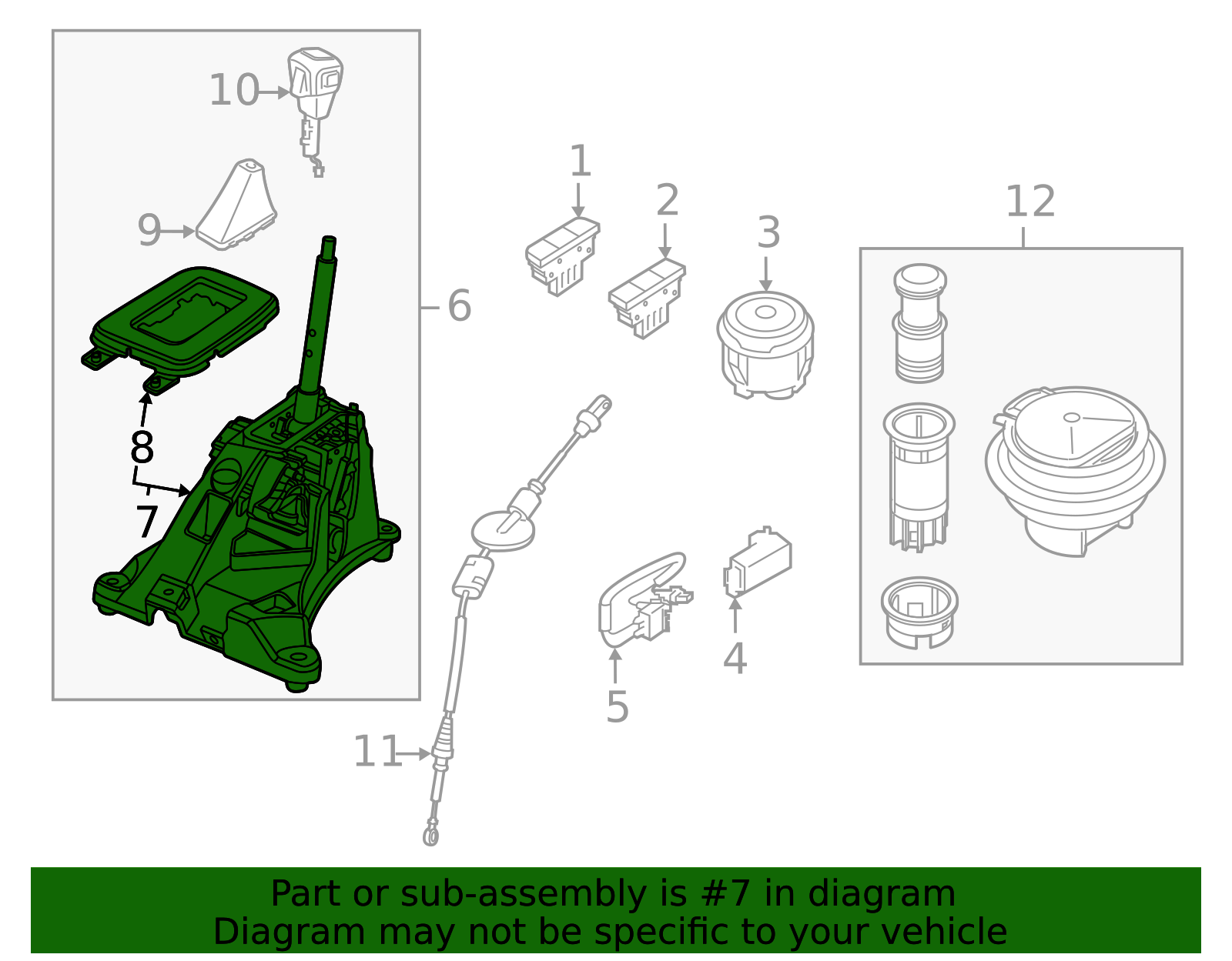 KB3Z-7210-AA - Gear Shift Assembly 2020-2023 Ford Ranger | Greenwood ...