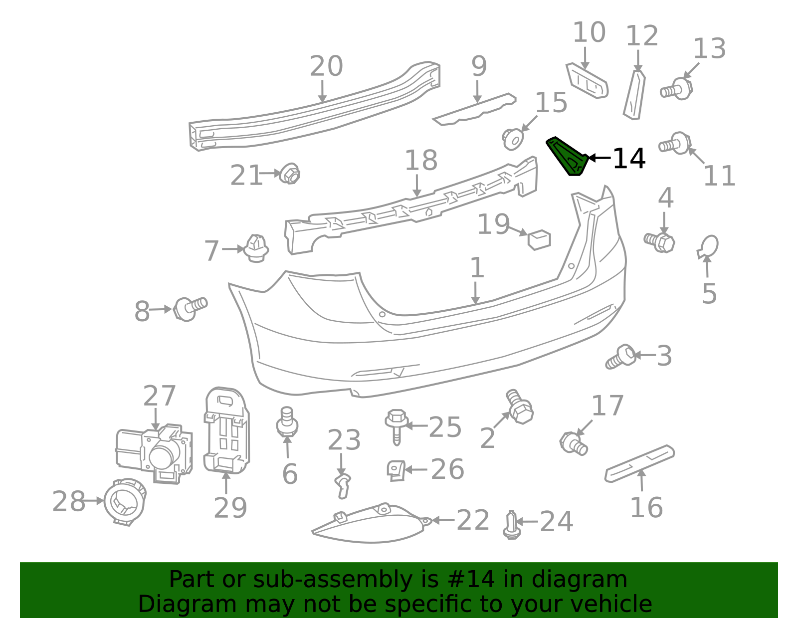 58355-0T010 - Side Brace - 2009-2015 Toyota Venza | Nucar Toyota Parts