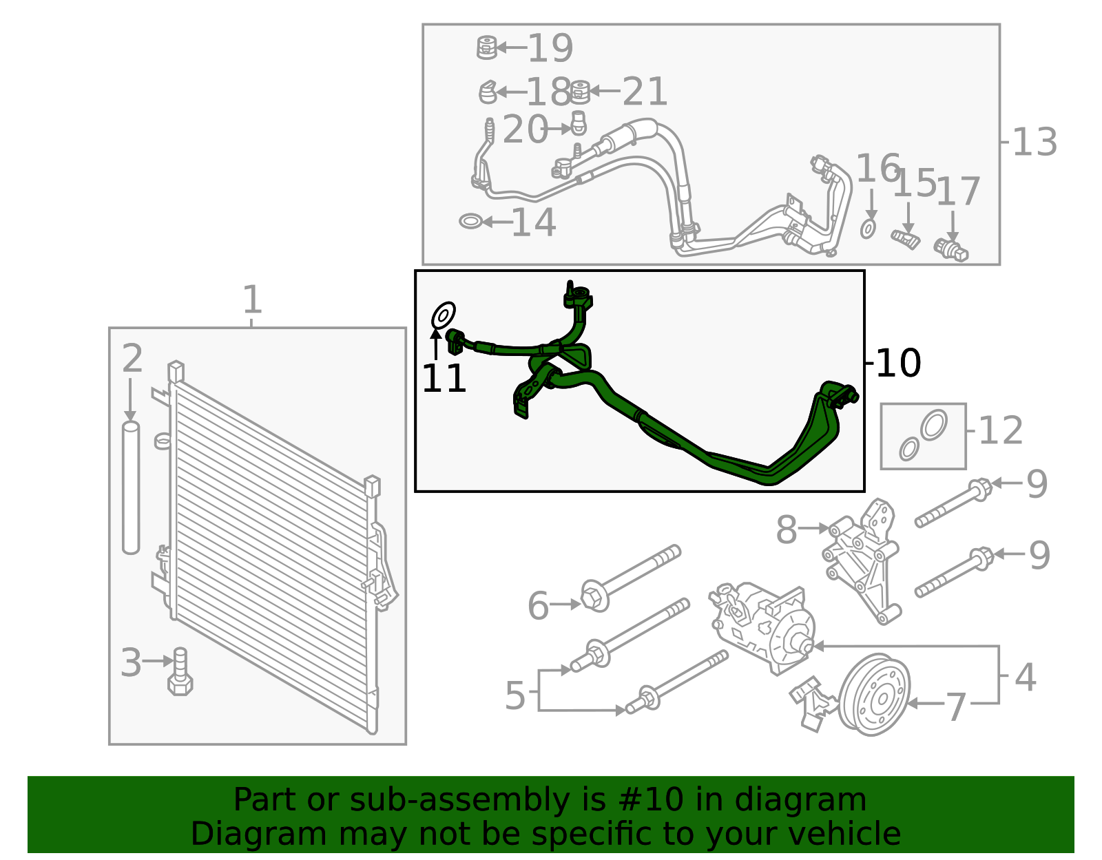 2021-2025 Ford Bronco A/C Pipe MB3Z-19A834-AG | Ford OEM Parts Outlet