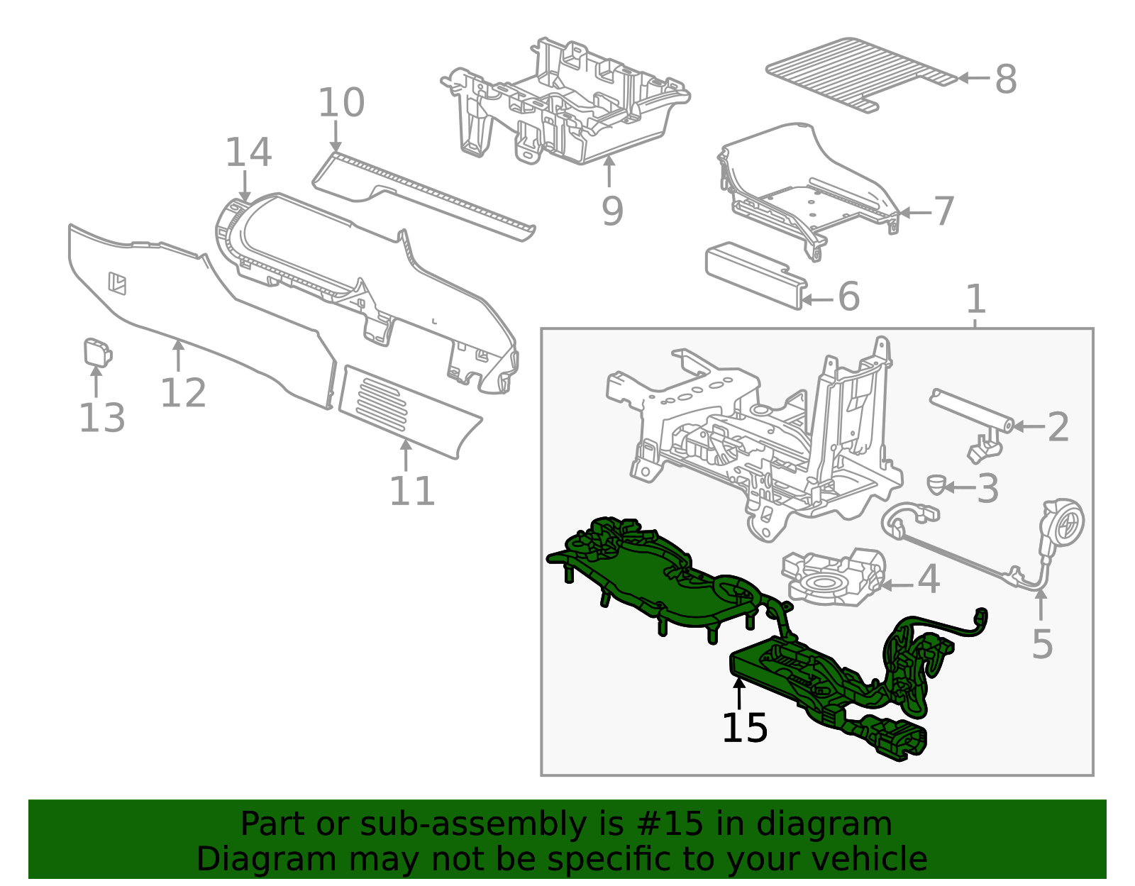 85712022 - High-Quality Console Wiring Harness for 2025 GM | AutoNation ...