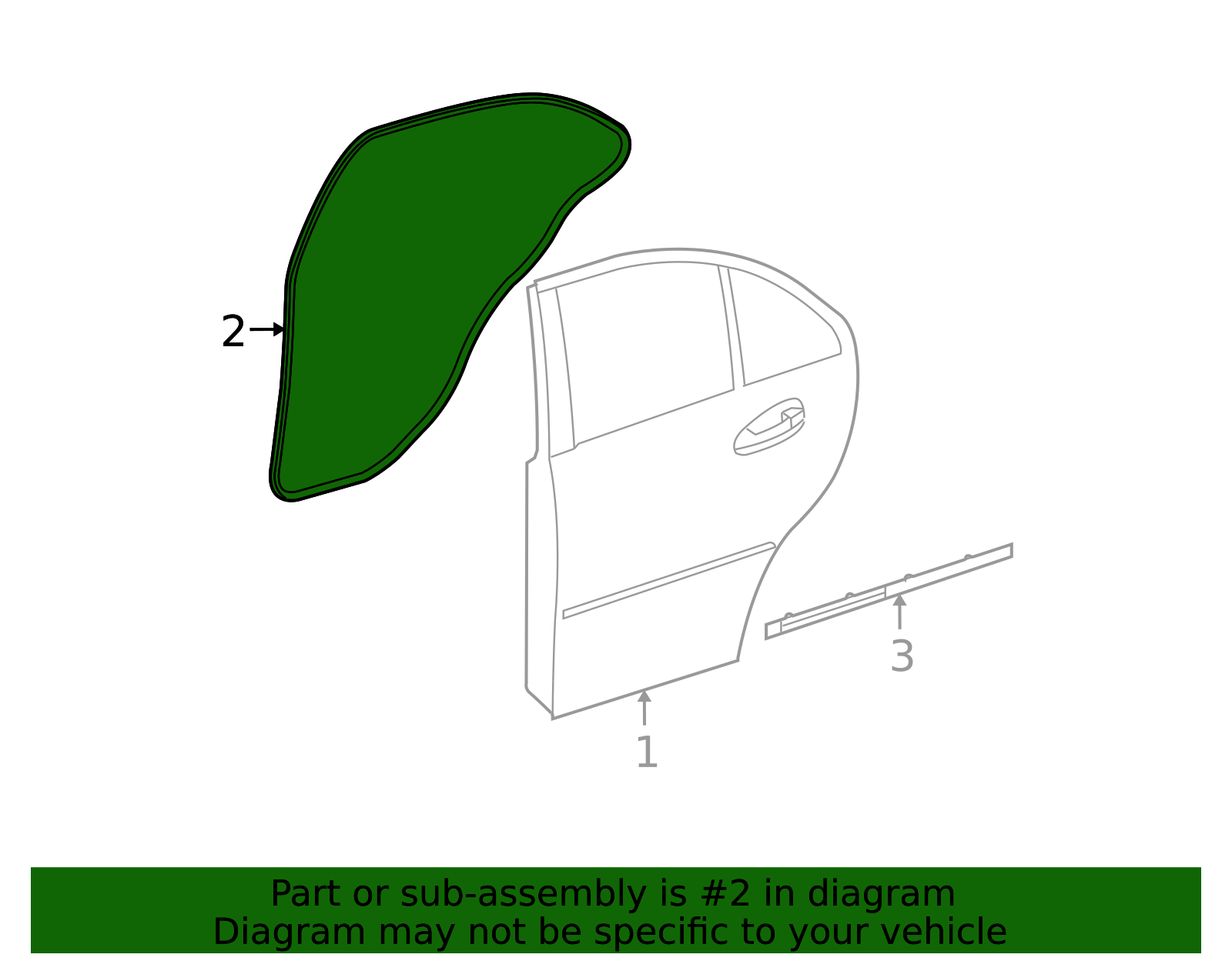 Genuine OEM Door Weather-Strip | 000-727-13-00 | Fits Select Vehicles ...