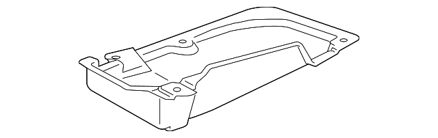 2011-2013 Toyota Highlander Under-Body Shield 58723-0E040 | Olathe Toyota