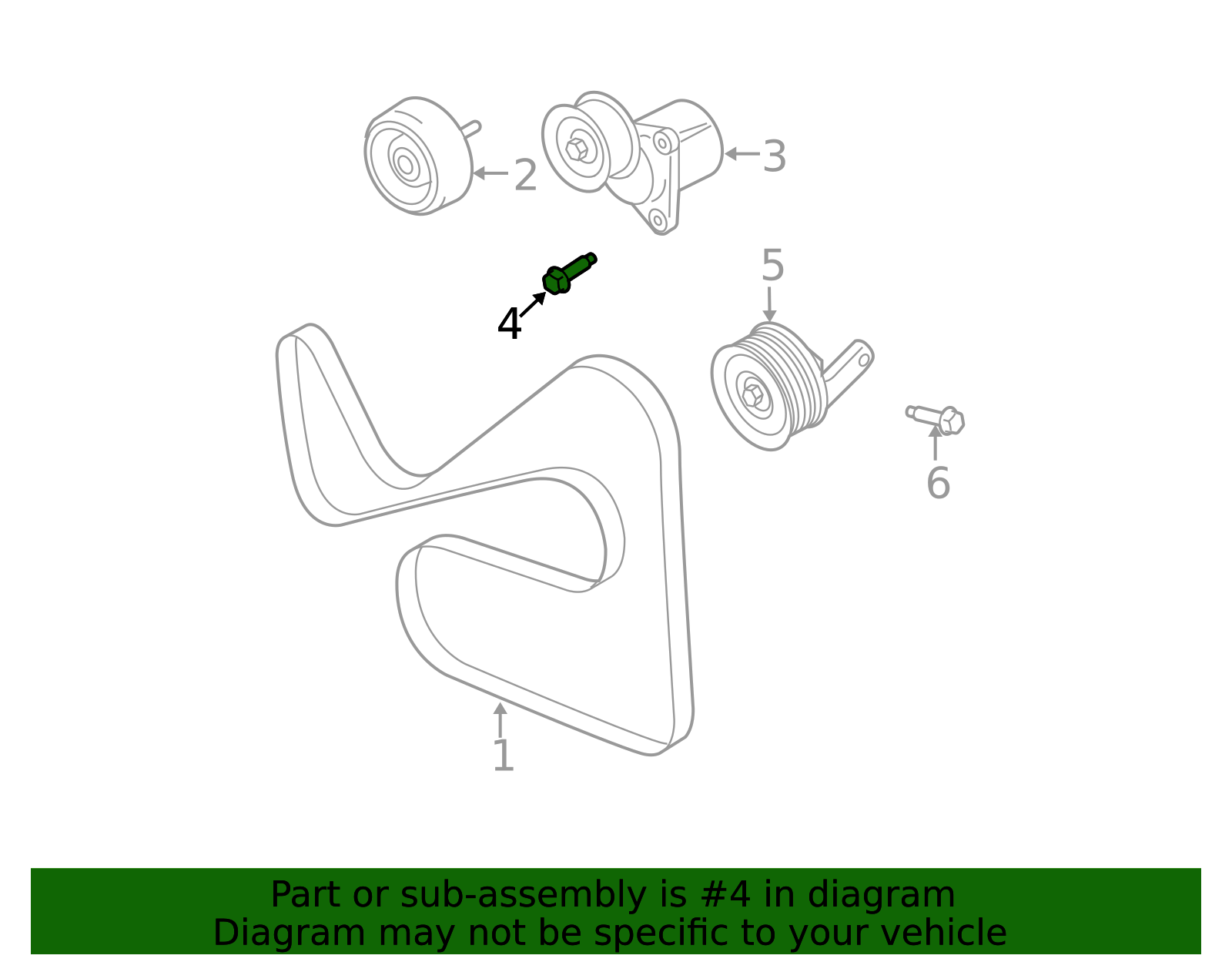W500310-S437 - Knock Sensor Bolt 2006-2025 Ford | Ford Parts Direct