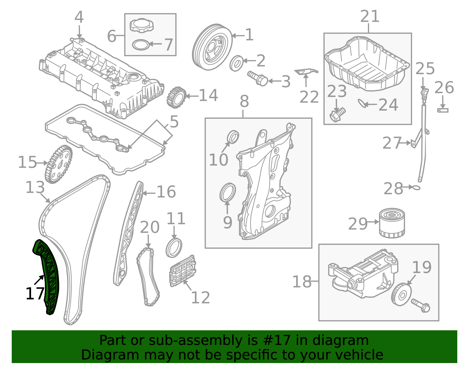 Engine Timing Chain Tensioner 24470-25052 | OEM Parts Online