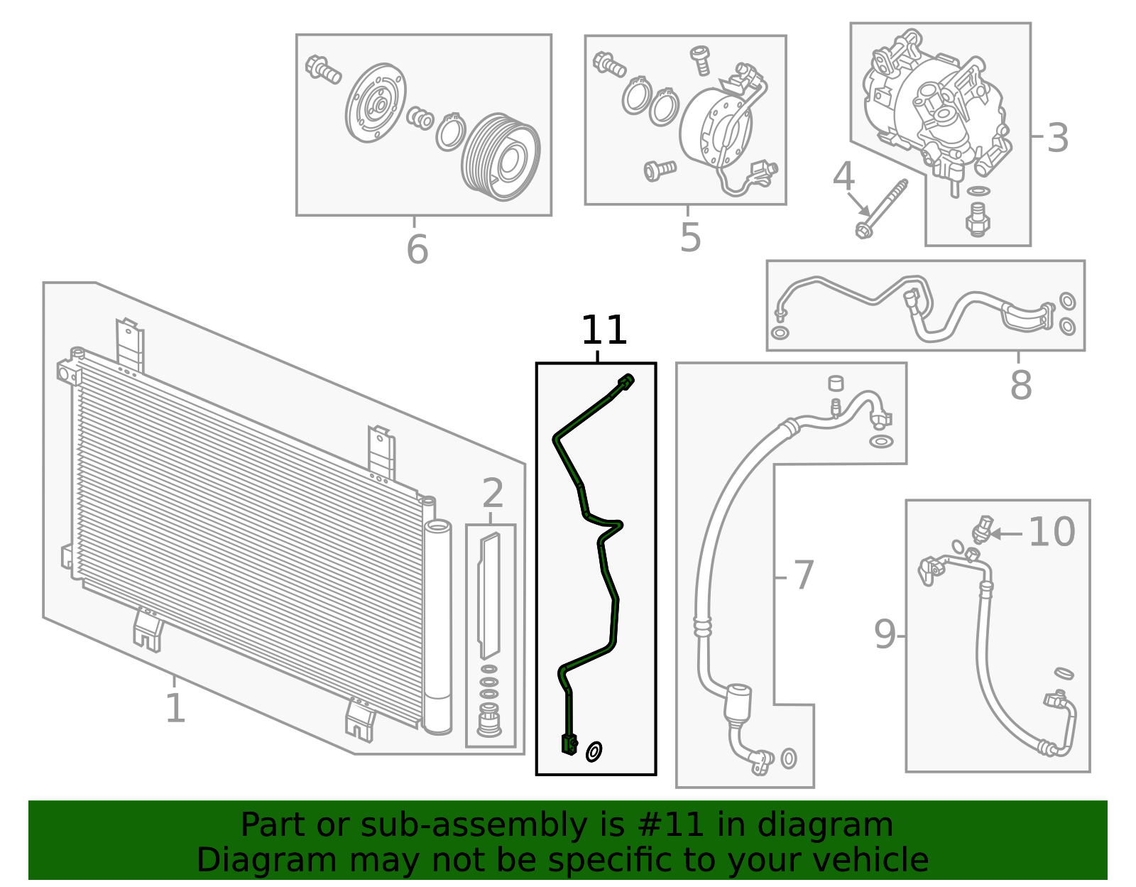2022-2024 Honda Civic Liquid Line 80341-T21-A01 | OEM Parts Online