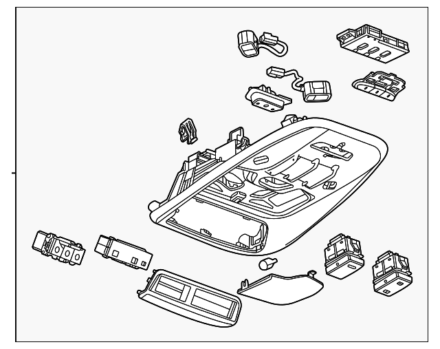 2020-2023 Buick Encore GX Overhead Console 42726783 GM | GMPartsDirect.com