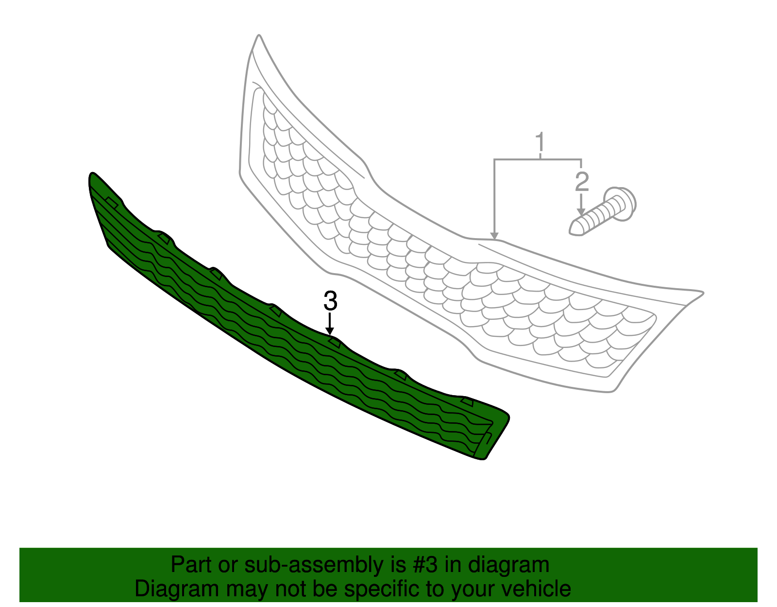 2011-2013 Kia Optima Lower Grille 86561-2T000 | OEM Parts Online