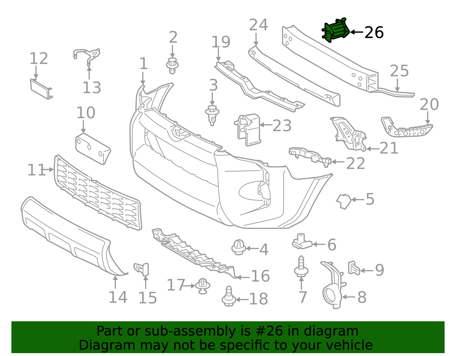 2010-2024 Toyota 4Runner Rail Extension 52026-60050 | MotorMotor