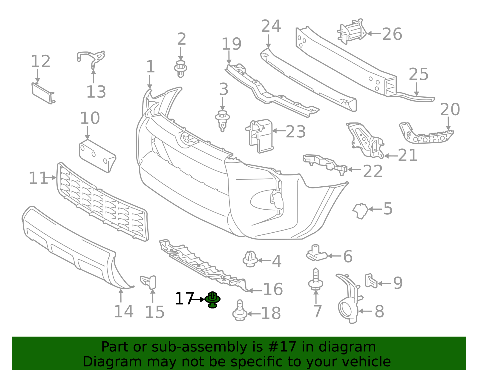 90467-09227 - Bumper Cover Clip 2008-2024 Toyota | Longo Toyota Parts