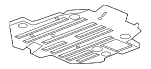 23304596 - 2016-2020 Cadillac CT6 - Passenger Side Underbody Rear Air ...