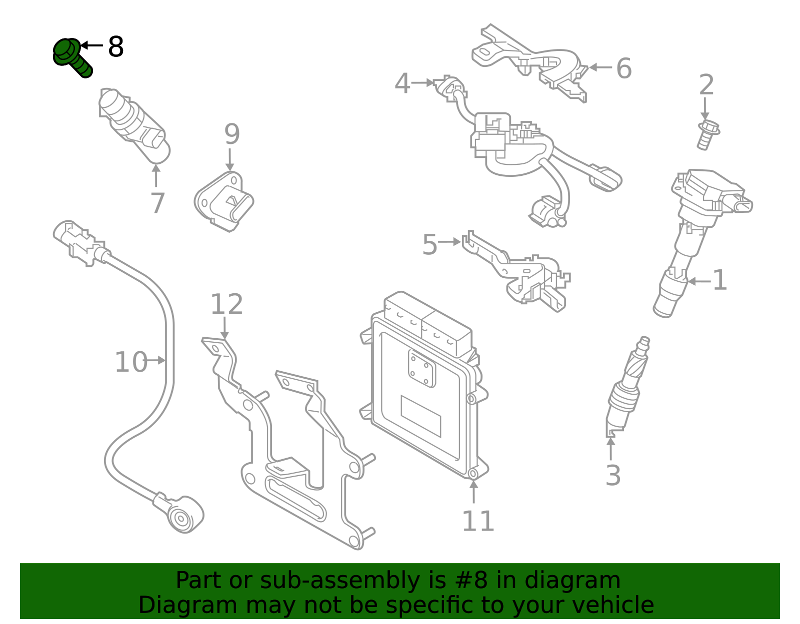 2017-2025 Hyundai Engine Camshaft Position Sensor 39318-3L000 | OEM ...