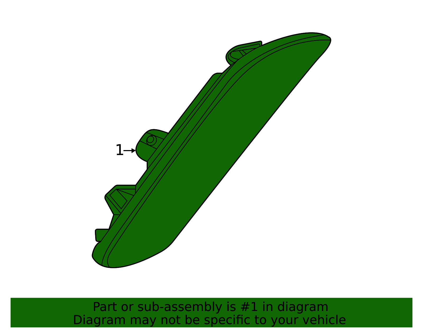 2021-2025 Chevrolet Trailblazer Front Driver Side Marker Lamp 42716023 ...