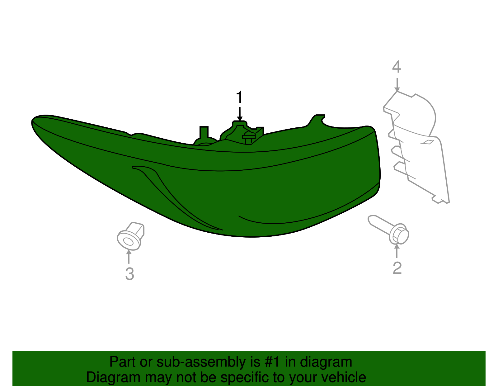 2017-2019 Infiniti QX30 Tail Lamp Assembly 26555-5DC0B | Faulkner ...