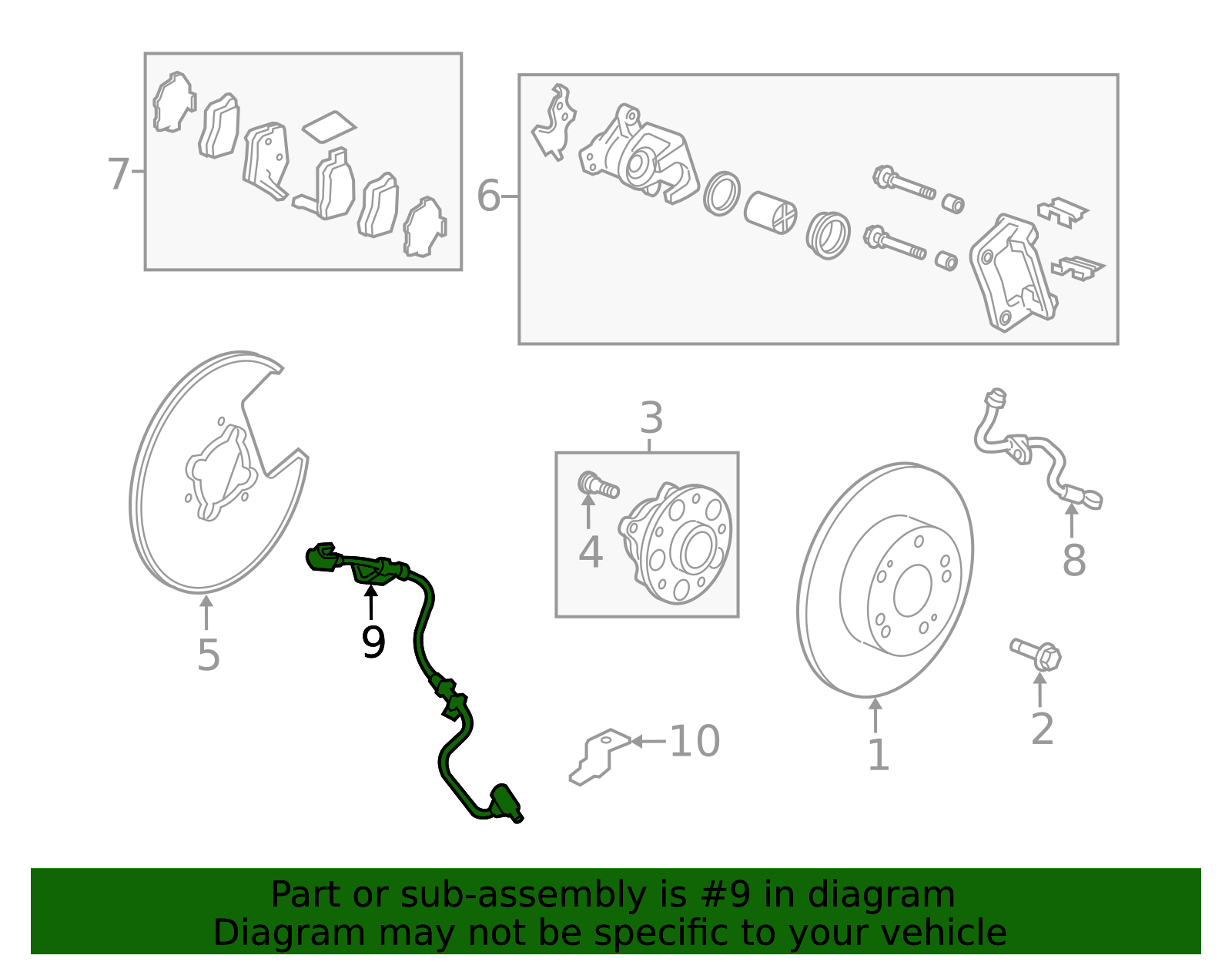 2013-2017 Honda Accord ABS Sensor 57470-T2F-A01 | Clark Knapp Honda