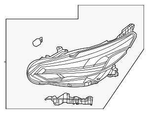 2020-2023 Nissan Sentra Headlamp Assembly 26060-6LB6A | Nissan OEM ...