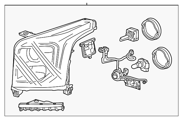 2015-2020 GMC Passenger Side Headlamp (Replaces Part Number 84294010 ...