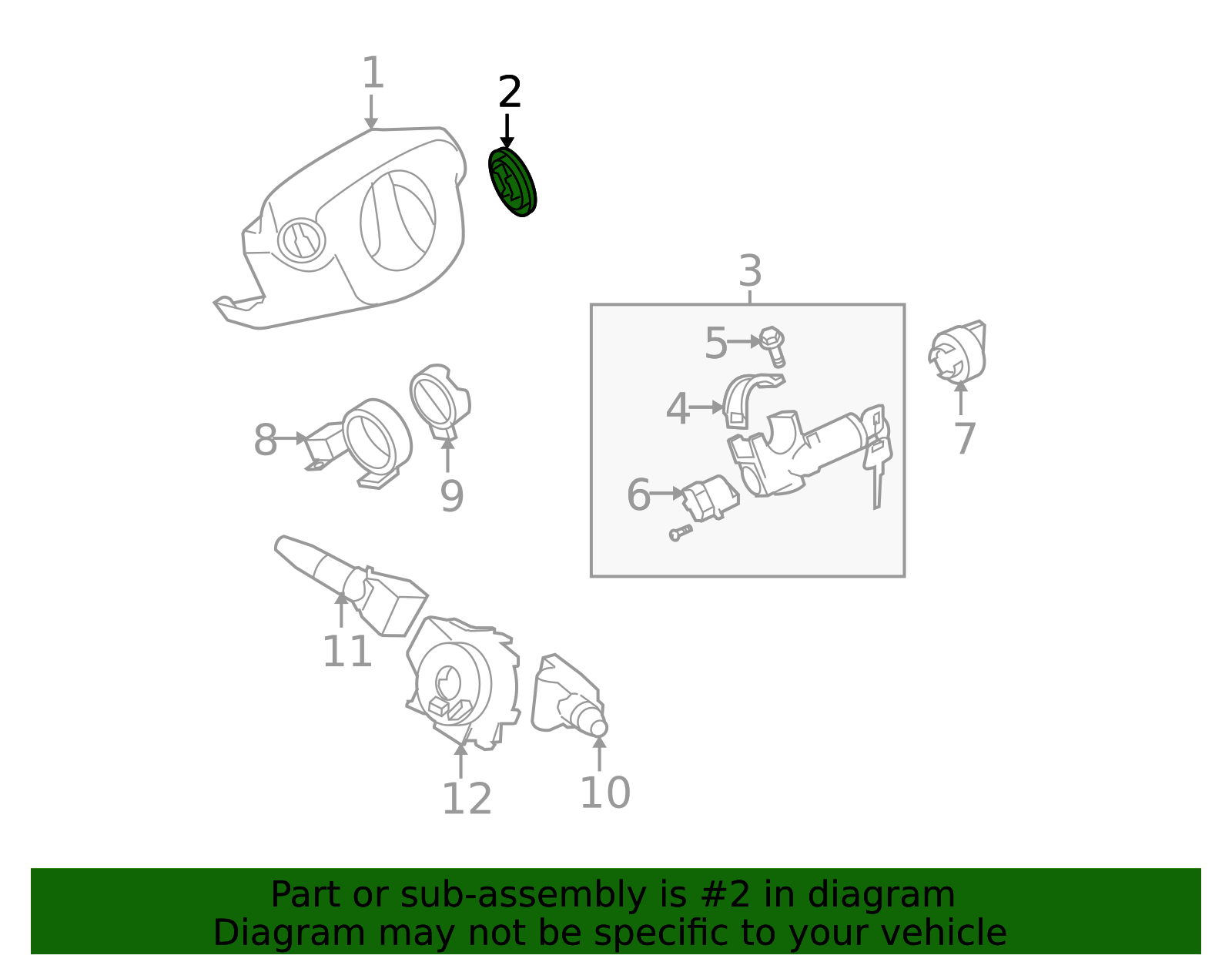 48474-EL00A - Lock Cover Official Nissan Parts Store