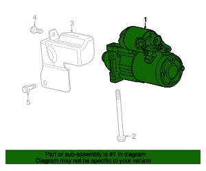 2014-2020 GM Starter 12736813 GM | GMPartsDirect.com
