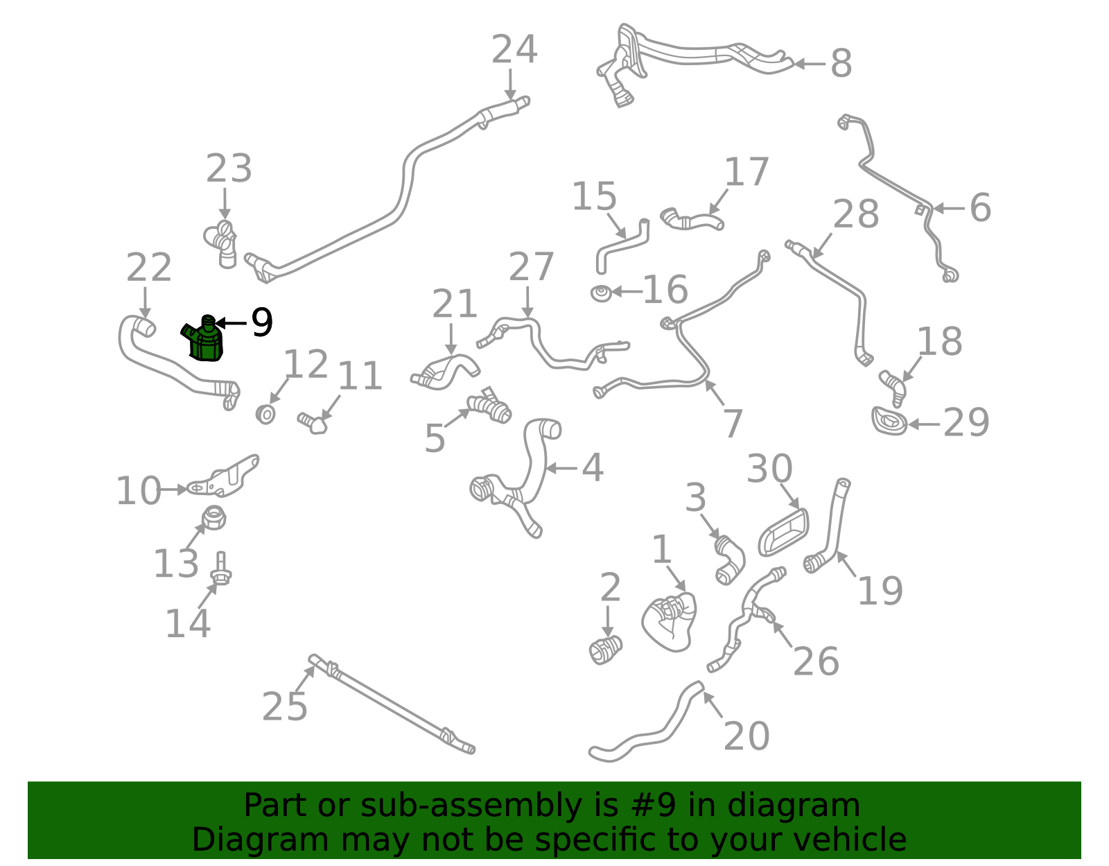 06H-121-601-N - Auxiliary Pump 2013-2025 Audi | Audi OEM Parts Guy