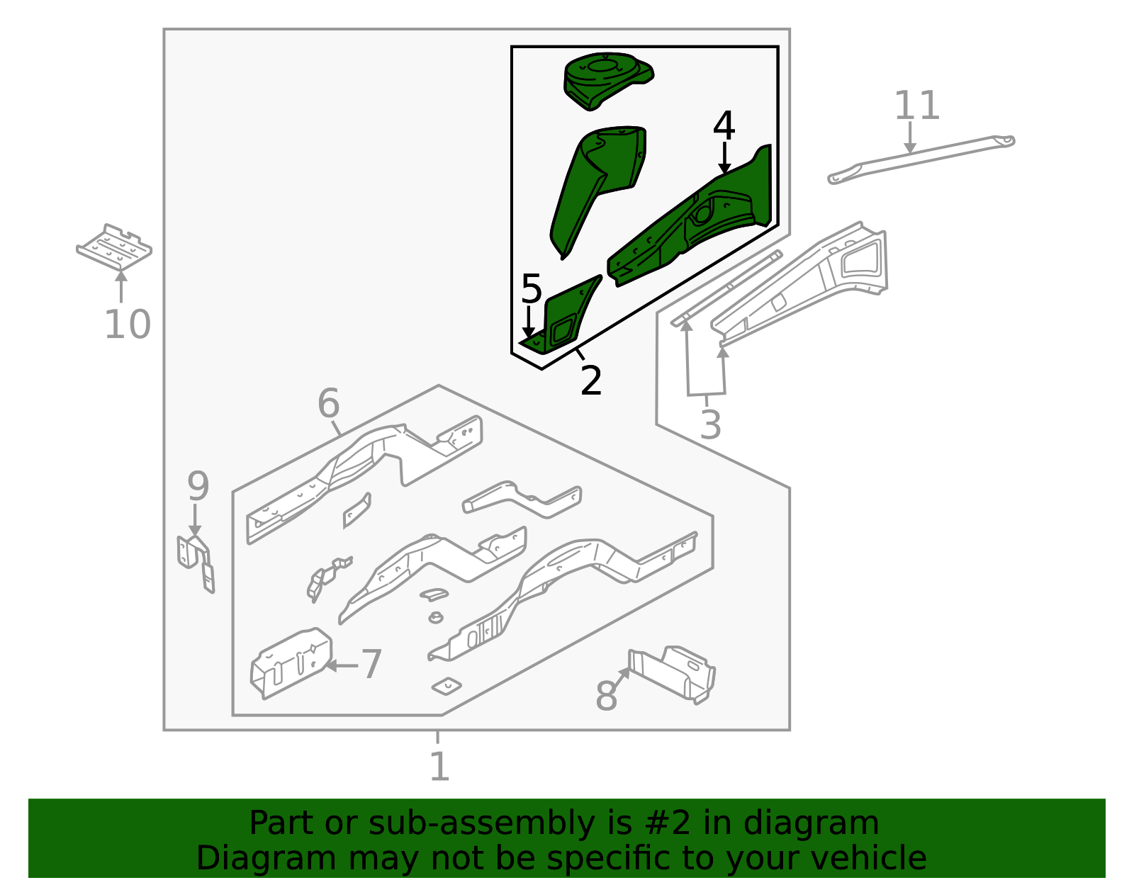 1997-2005 GM Apron Assembly 88896597 | QuirkParts