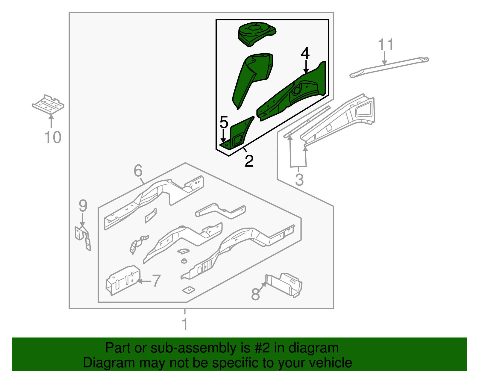 1997-2005 GM Apron Assembly 88896597 | Capital Chevy Parts