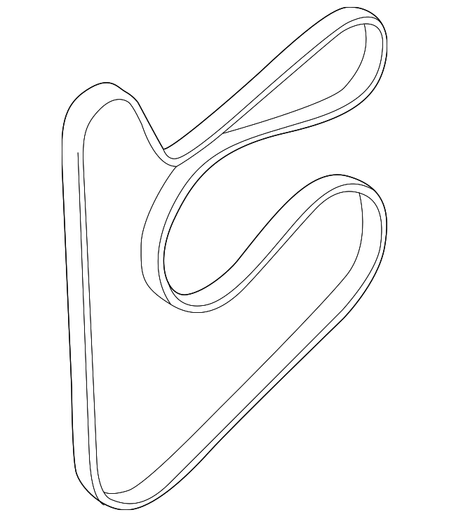 2017-2024 Kia Serpentine Belt 25212-2E300 | Kia Parts Fast