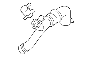 K2GZ-6C646-A - Air Tube - 2019-2024 Ford | Lasco Auto Parts